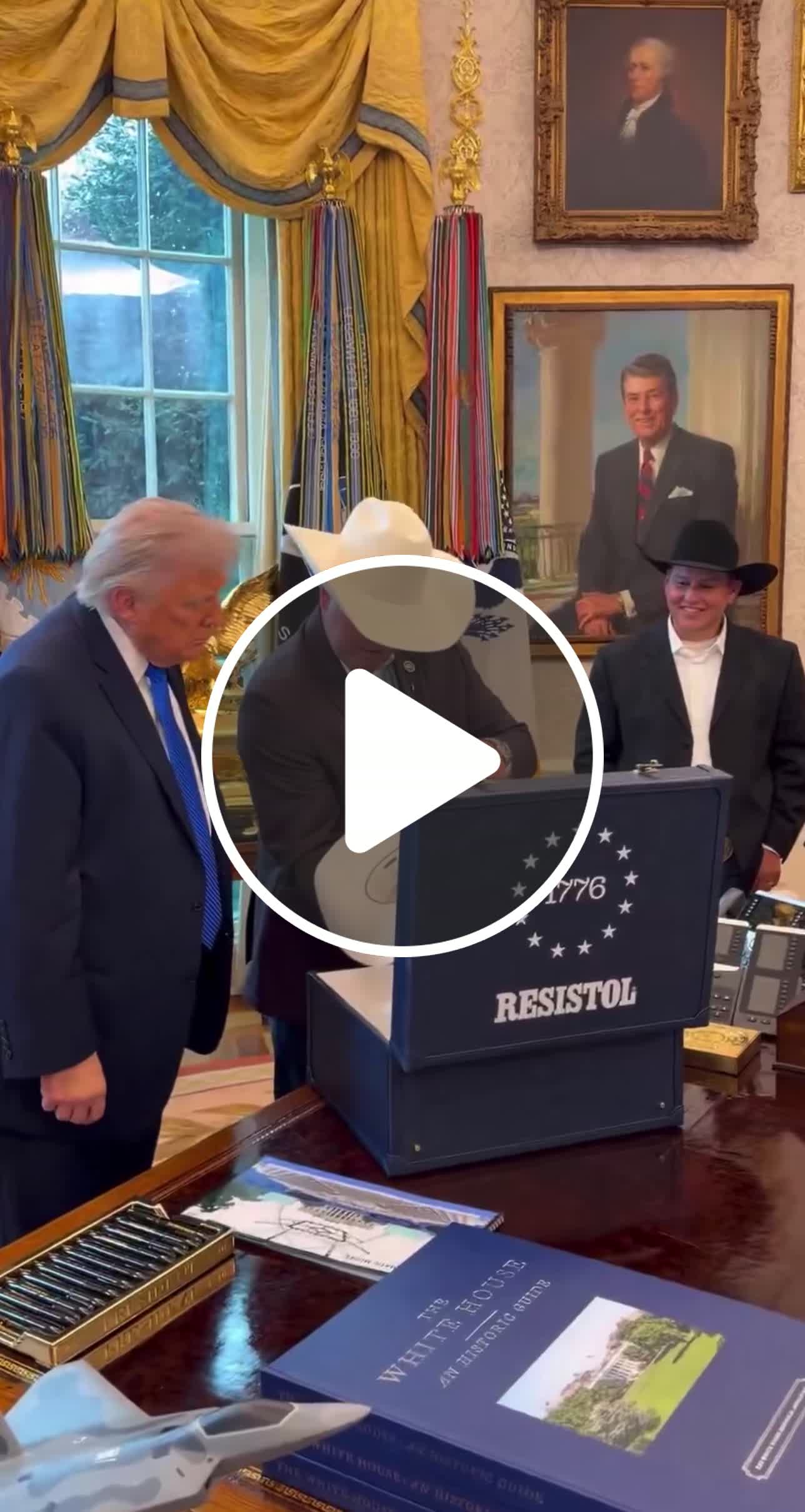 🚨 LMAO! A group of patriots just got President Trump to throw on a ...