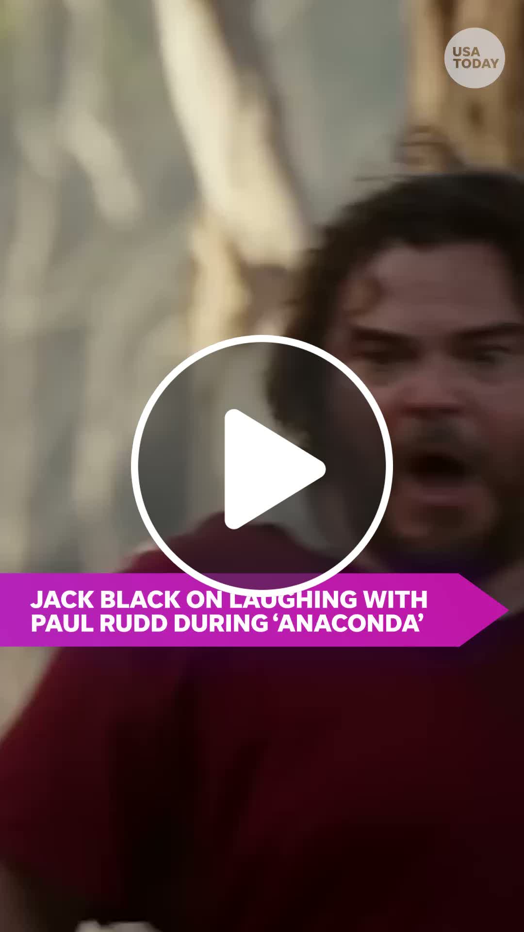 Jack Black on acting with Paul Rudd in 'Anaconda' and fear of snakes ...