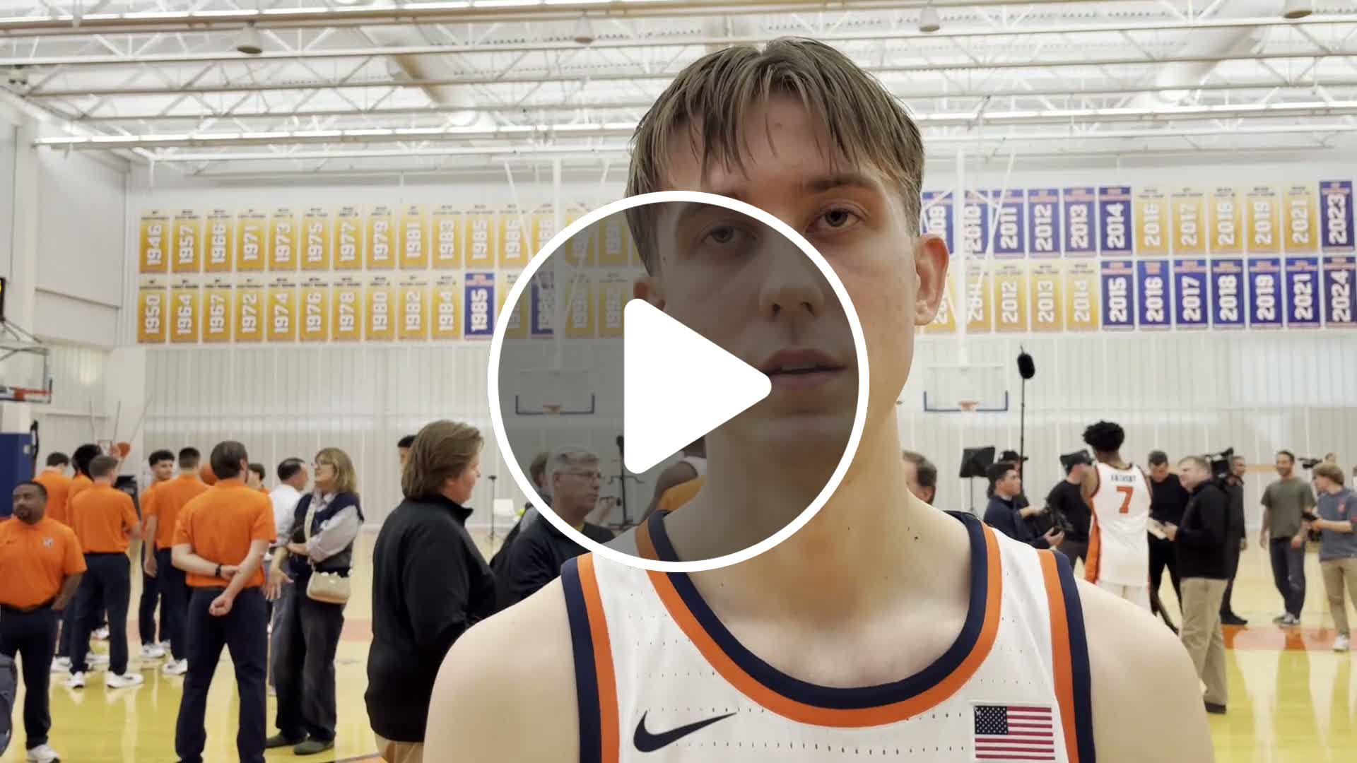 Luke Fennell at Syracuse Media Day - NewsBreak
