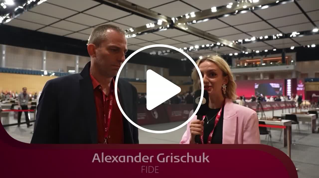 Watch Grischuk's intense reaction to Magnus slamming the table during a ...