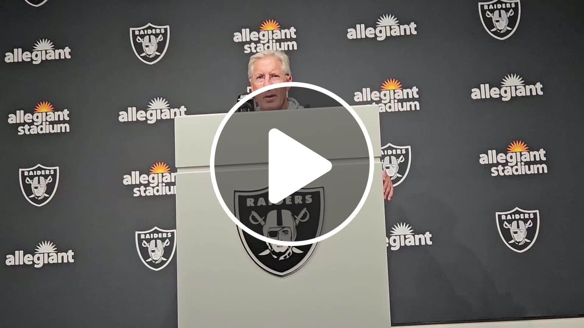 Las Vegas Raiders HC Pete Carroll Reflects on Bold Two-Point Call and ...