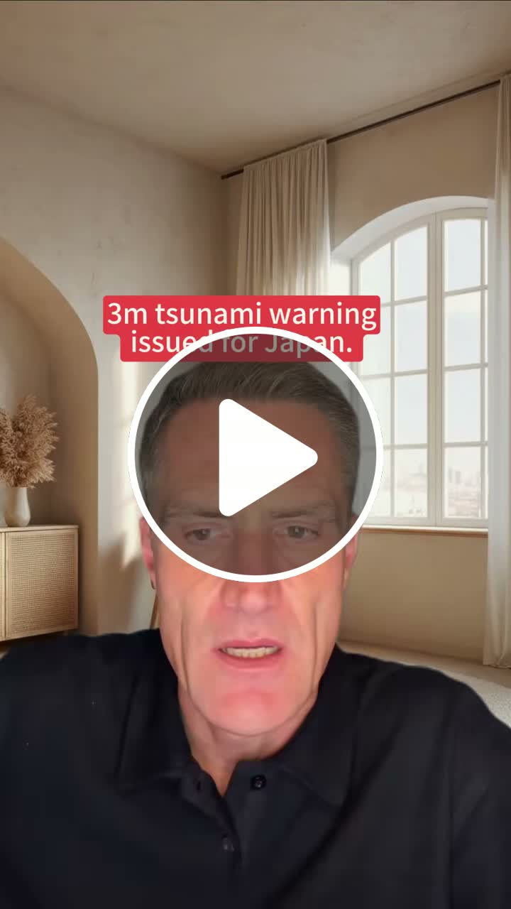 Japan issues a 3-meter tsunami warning — here's what you need to know to stay safe 🌊 # ...