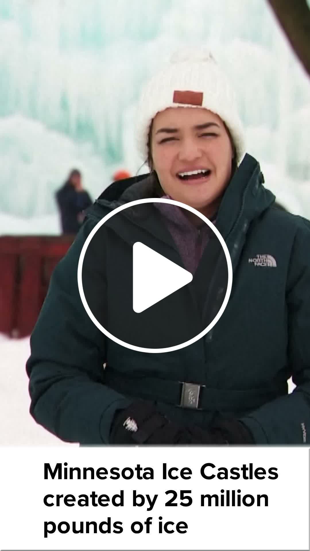 Minnesota Ice Castles created by 25 million pounds of ice - NewsBreak