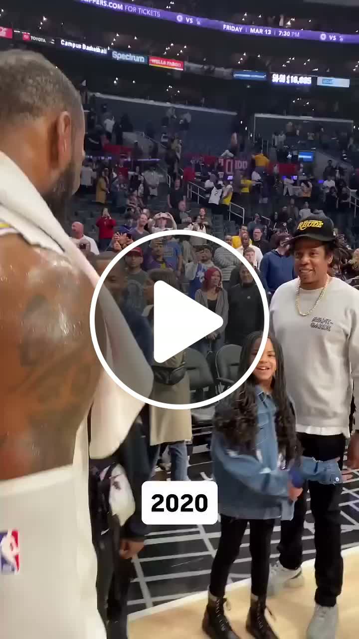 How time flies 🥰 Jay-Z ,Blue Ivy and LeBron James #jayz #lebronjames # ...