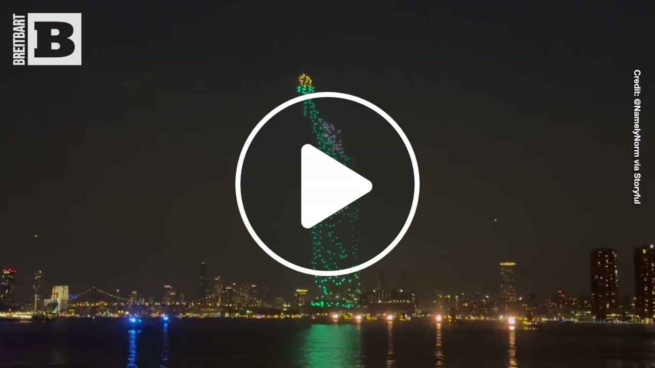 A jaw-dropping display as 500 synchronized drones painted the night sky ...