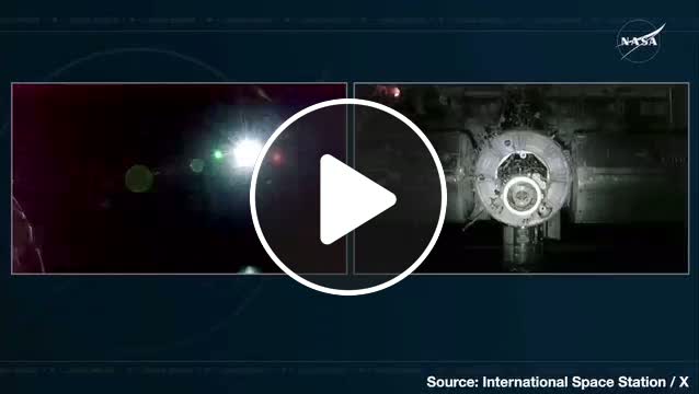Rescue mission! SpaceXs Dragon craft docked with the International ...