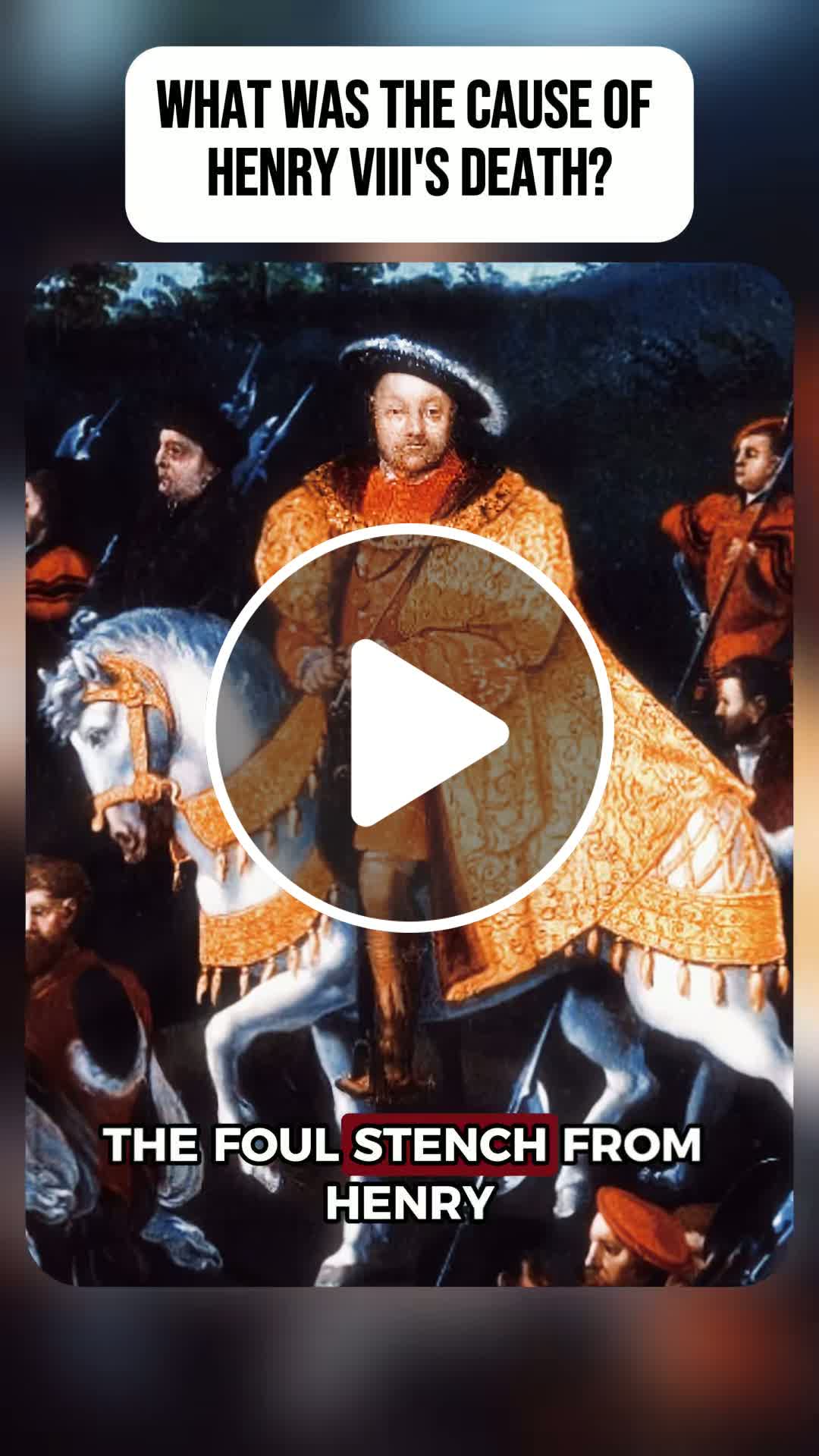 What was the cause of Henry VIII's death?#fypツ #retro #historytok # ...