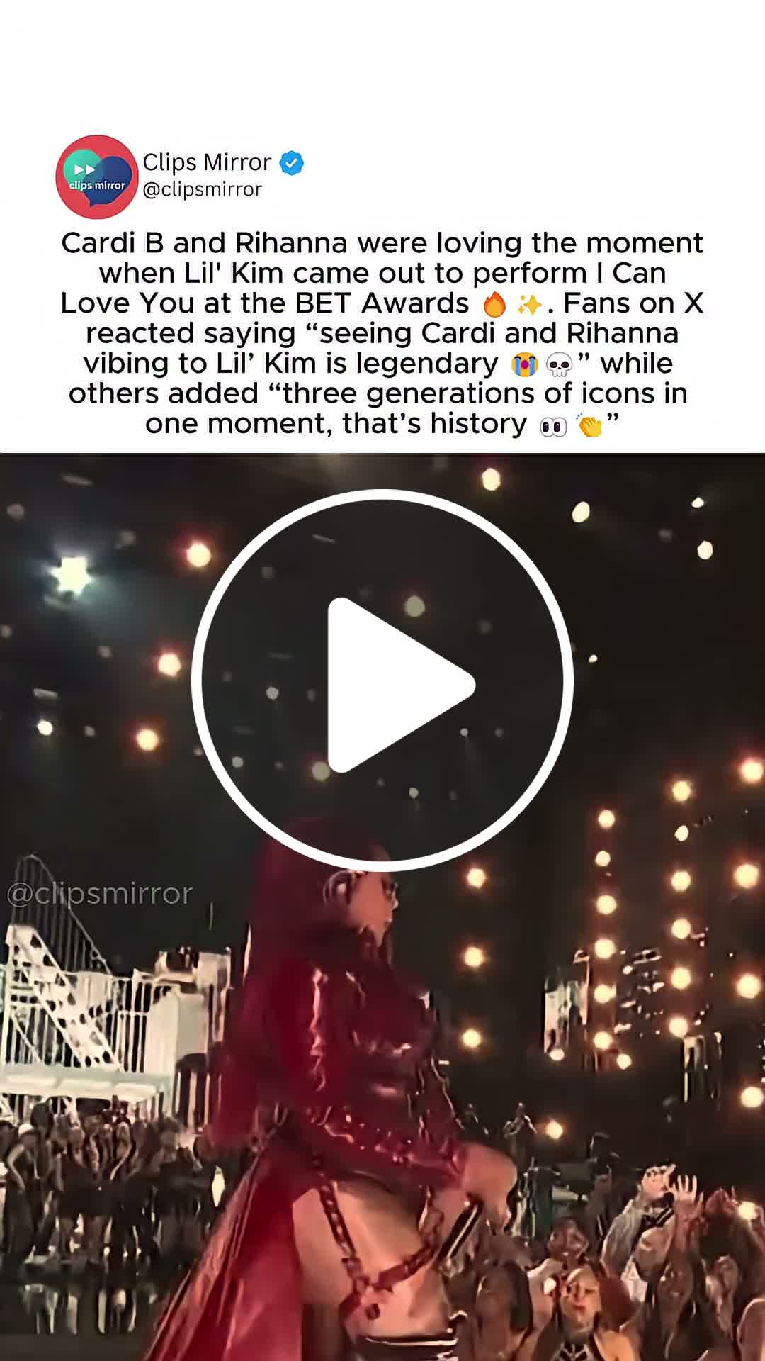 Cardi B and Rihanna’s “Lil’ Kim moment” has people feeling hyped goes ...