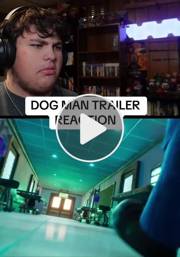 DOG MAN TRAILER REACTION DreamWorks Animation dogman dogmanbook ...