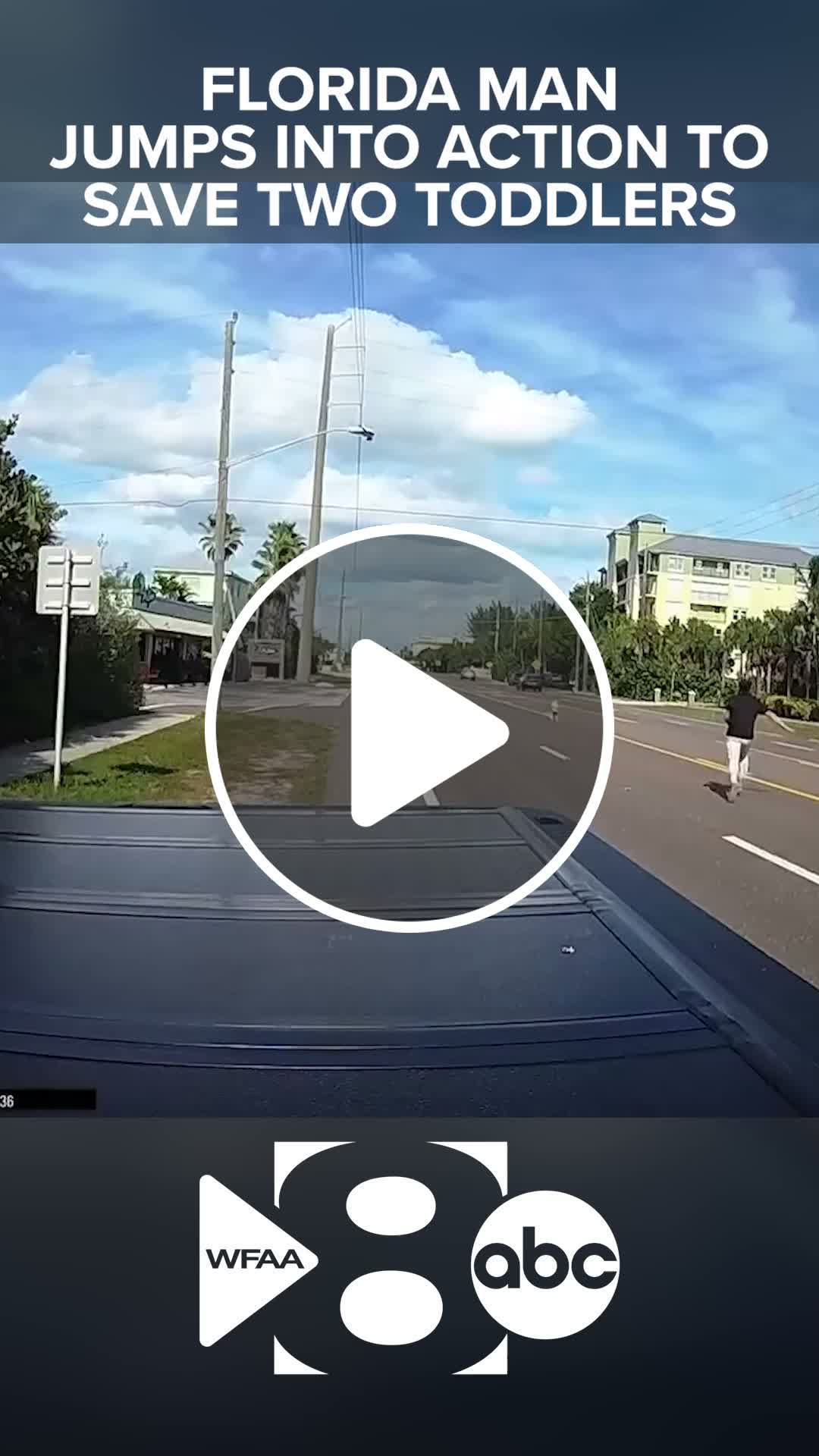 Florida man jumps into action to save two toddlers - NewsBreak