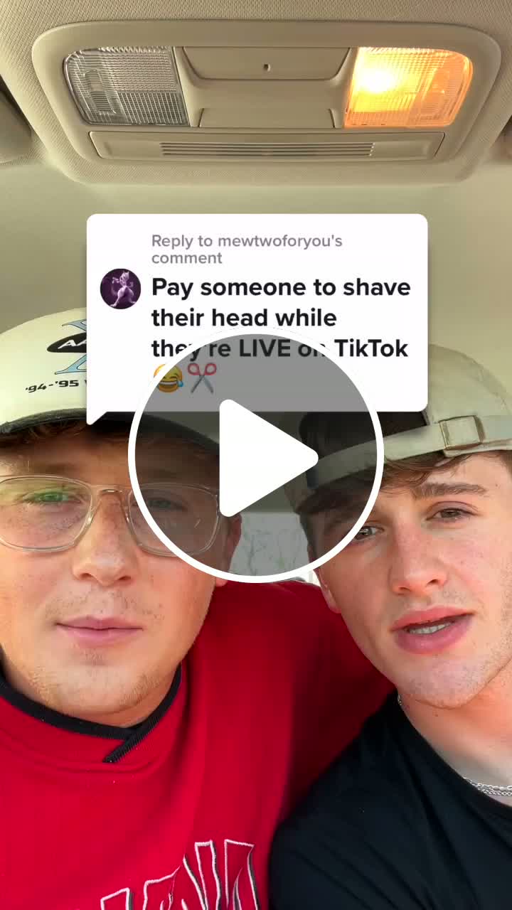 We PAID someone to shave their head LIVE. 😂 ️ - NewsBreak