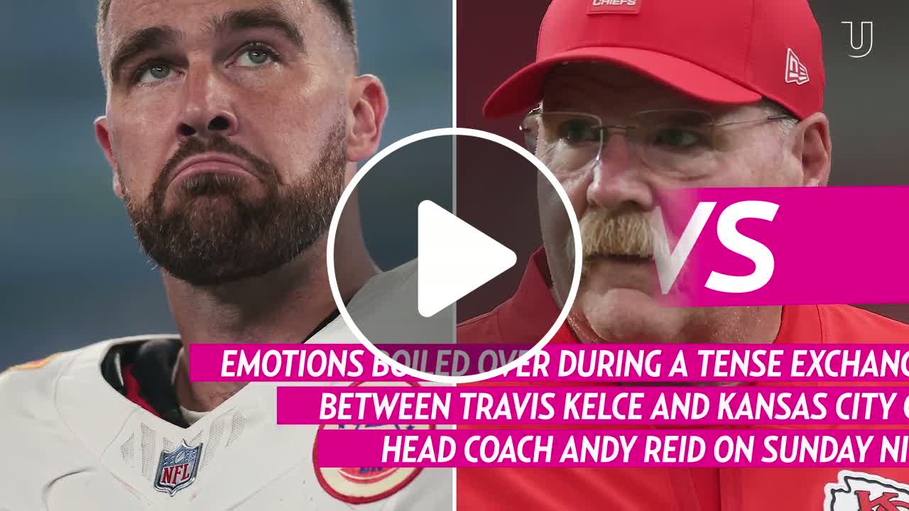 Travis Kelce and Andy Reid Have Heated Exchange on 'Sunday Night ...