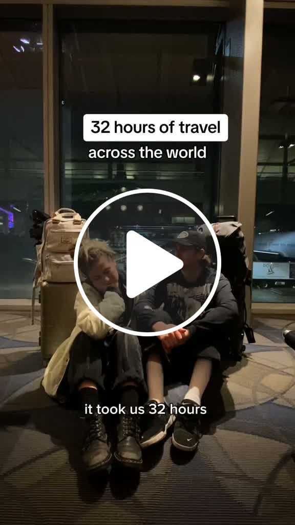 32 hours of non-stop travel This was not our longest travel day believe ...