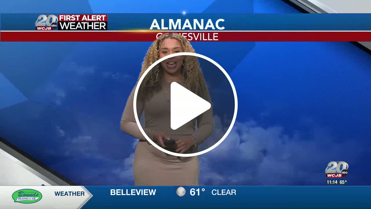 WCJB First Alert Weather Forecast | 11 p.m. Sunday - NewsBreak