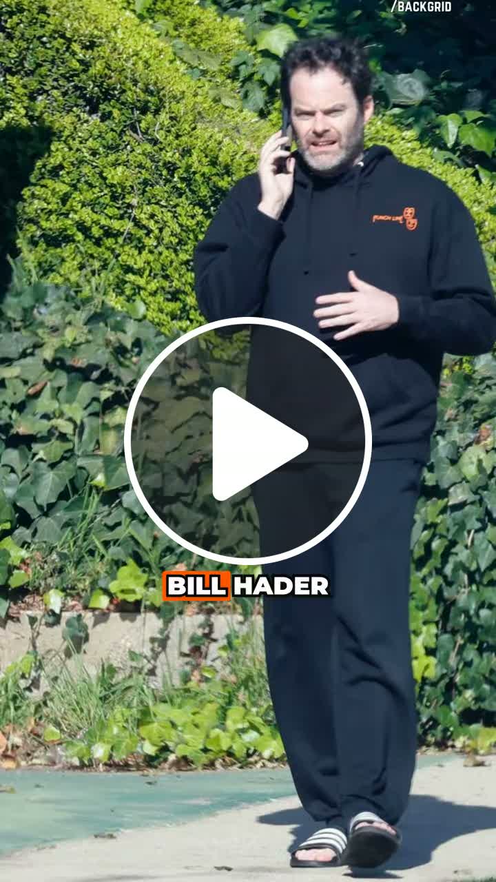 Bill Hader looks visibly shaken after an unexpected encounter with ...