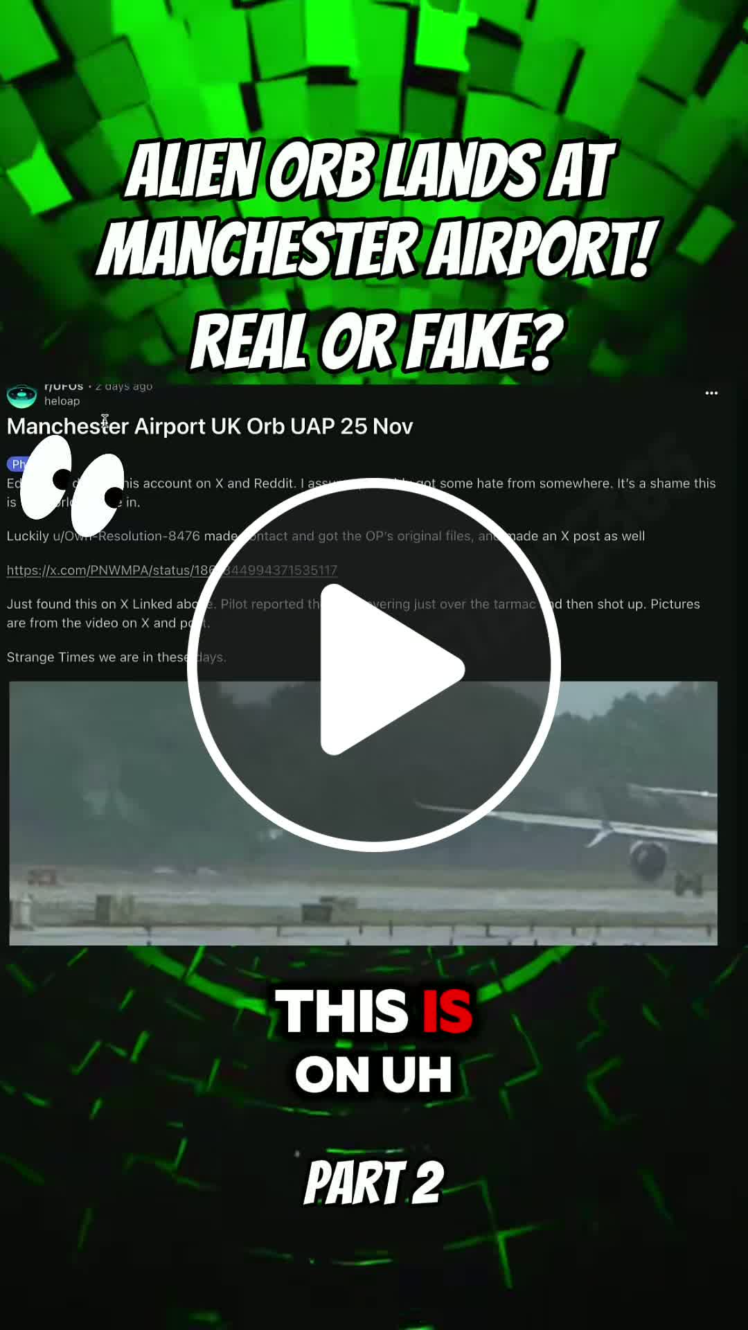 Deep Dive into the Alien orb that reportedly landed at Manchester ...
