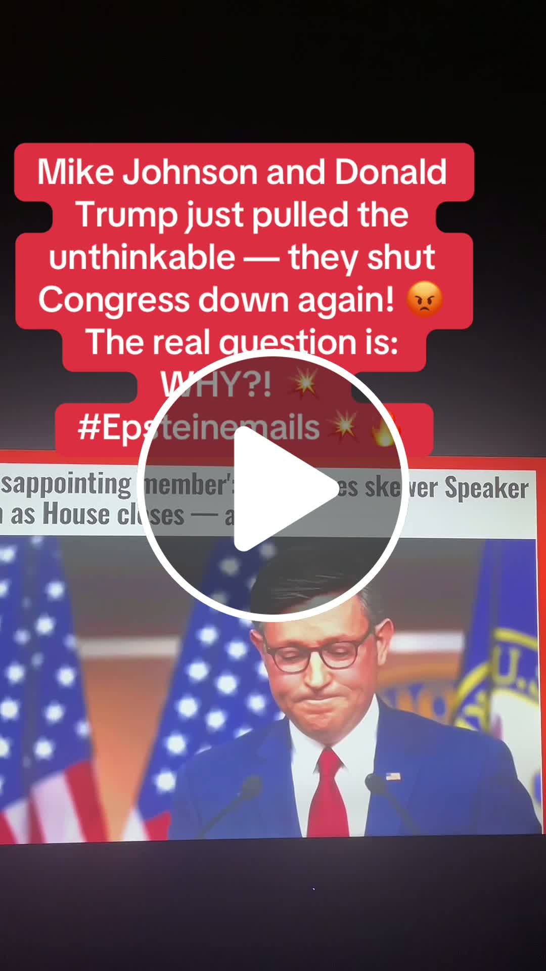 (Part 4). Mike Johnson and Trump shut Congress down again — but WHY?! 😡 ...