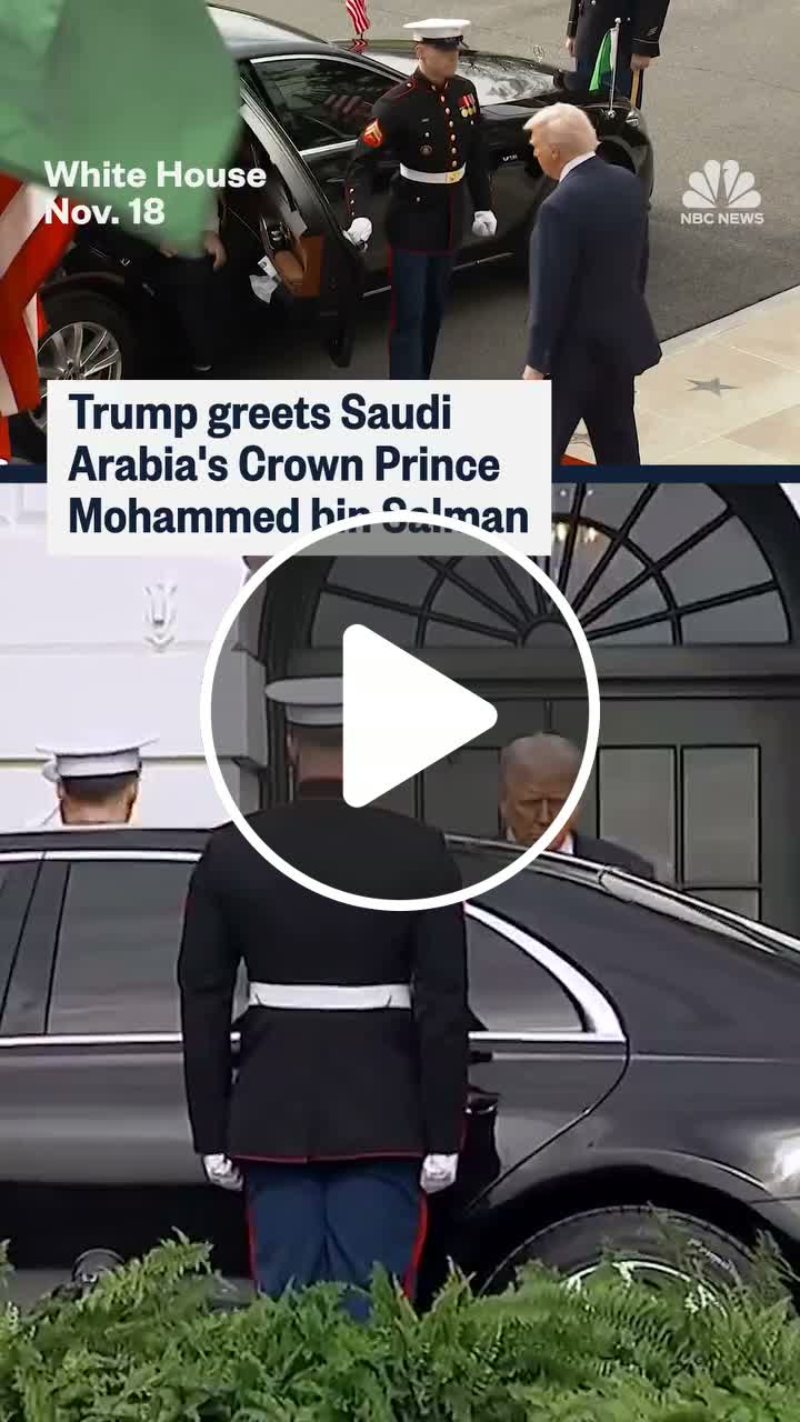 Crown Prince Mohammed bin Salman meets with President Trump at the ...