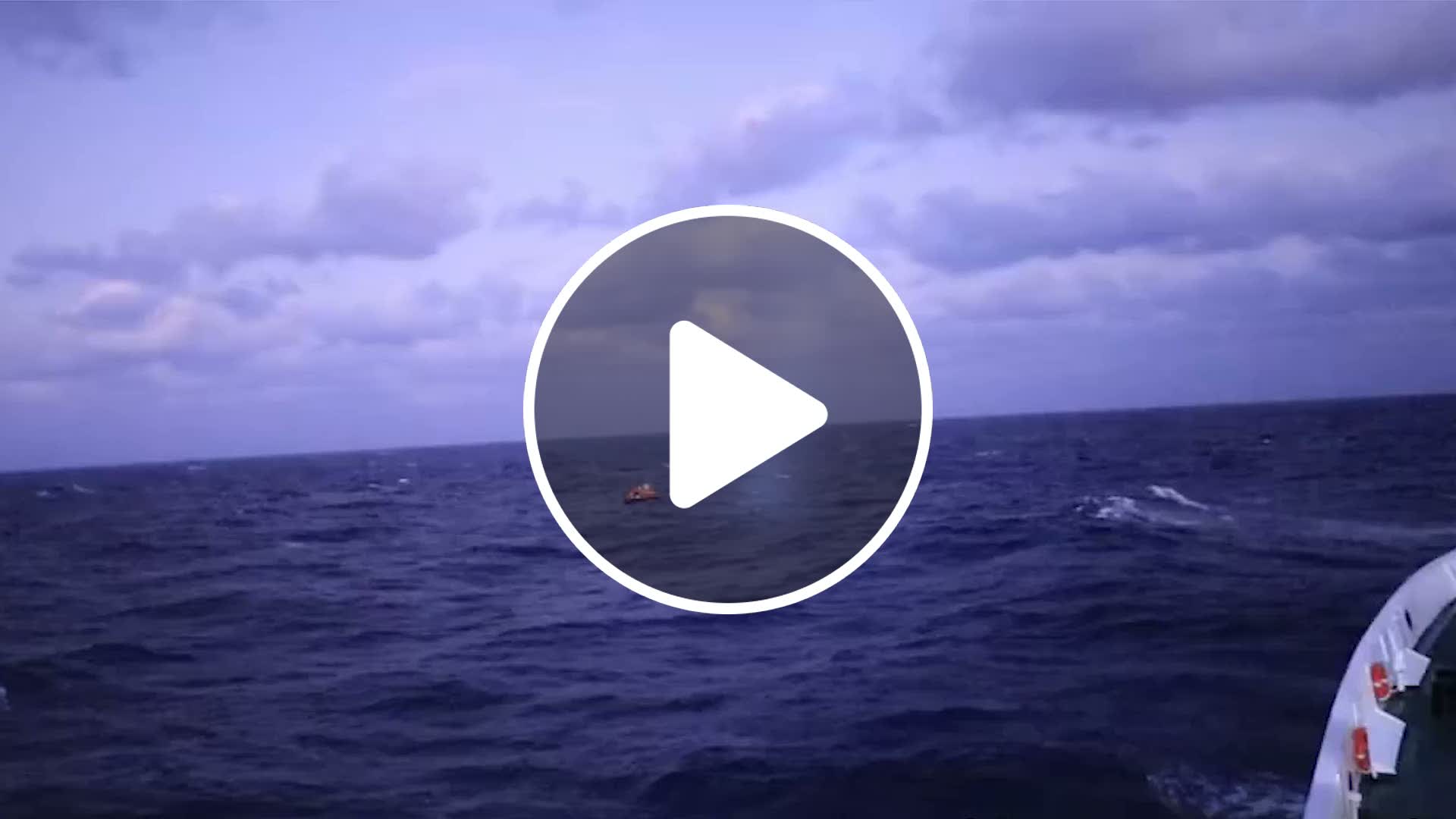 China Coast Guard save Filipino crew from capsized cargo ship as two ...