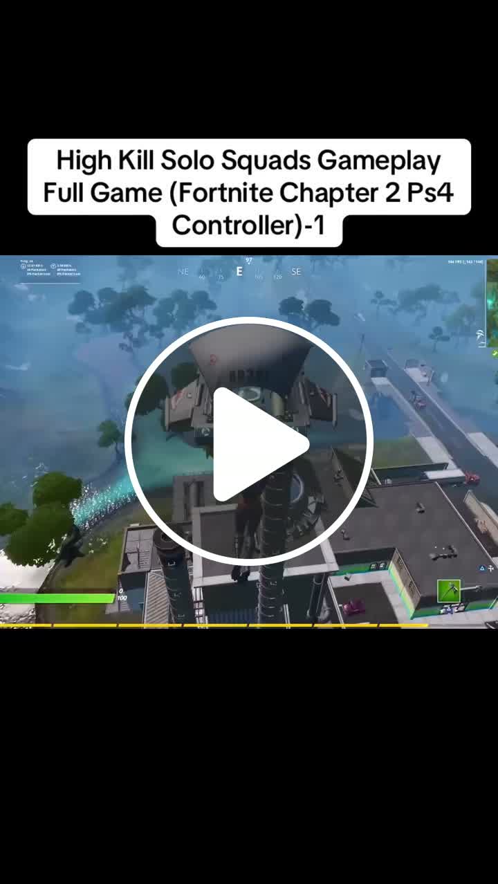 Epic solo squad wipe in Fortnite Chapter 2 with PS4 controller! 🔥 # ...