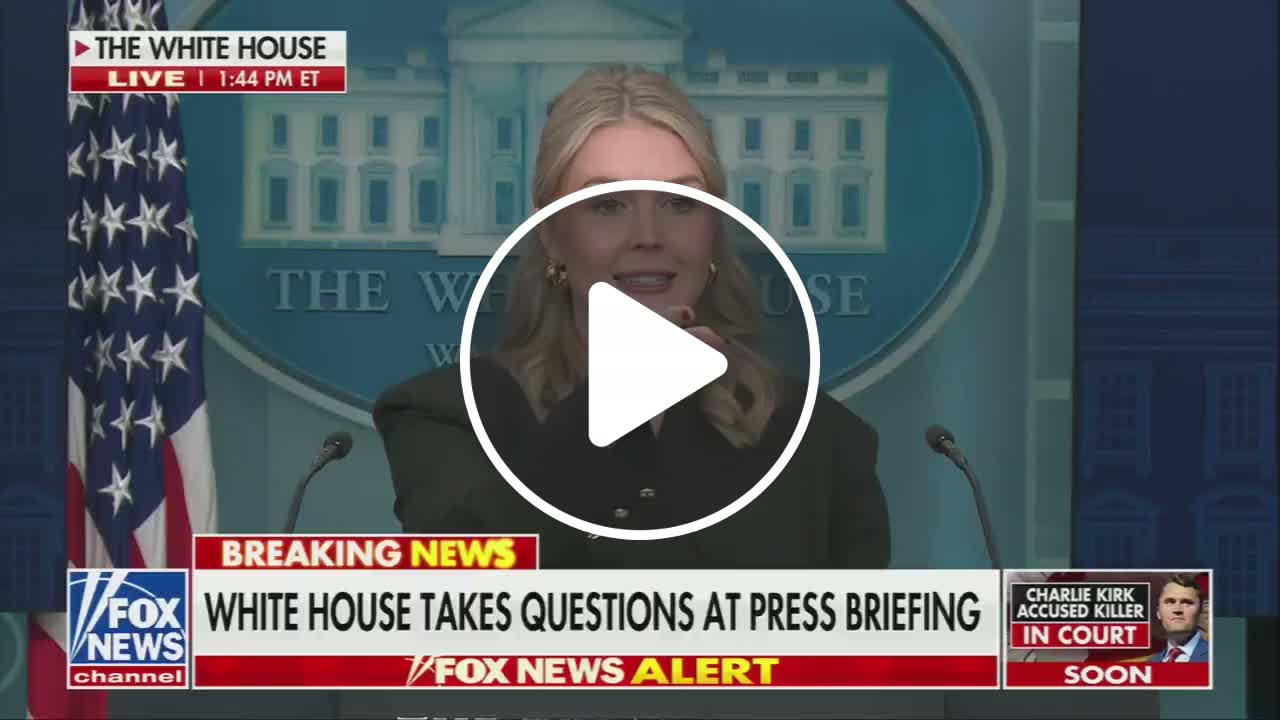 WH Press Secretary Karoline Leavitt says that Donald Trump's bruised ...