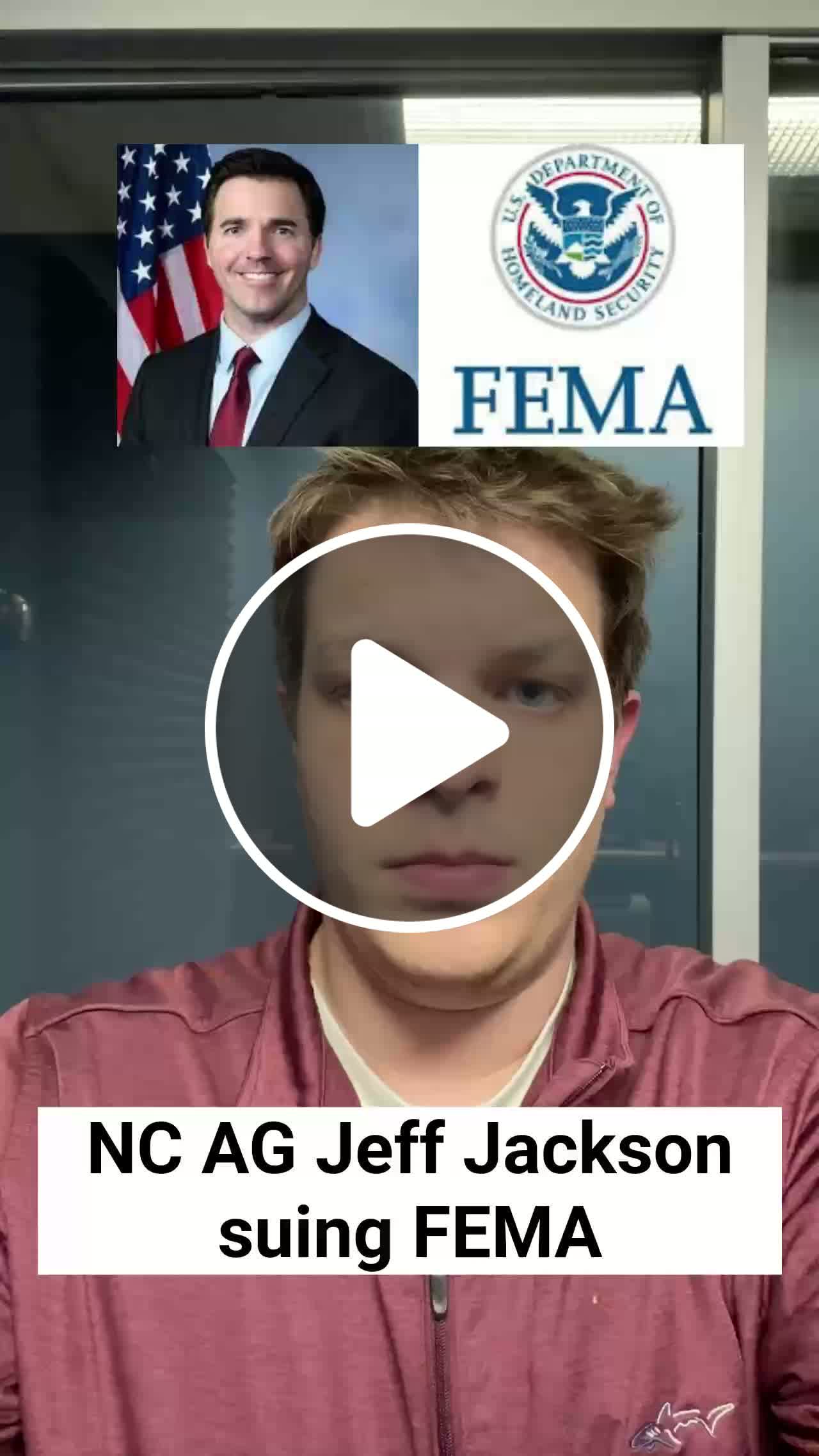 NC Attorney General Jeff Jackson suing FEMA - NewsBreak
