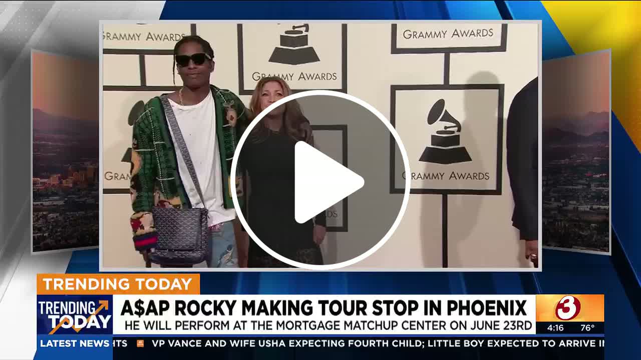 A$AP Rocky announces tour stop in Phoenix - NewsBreak