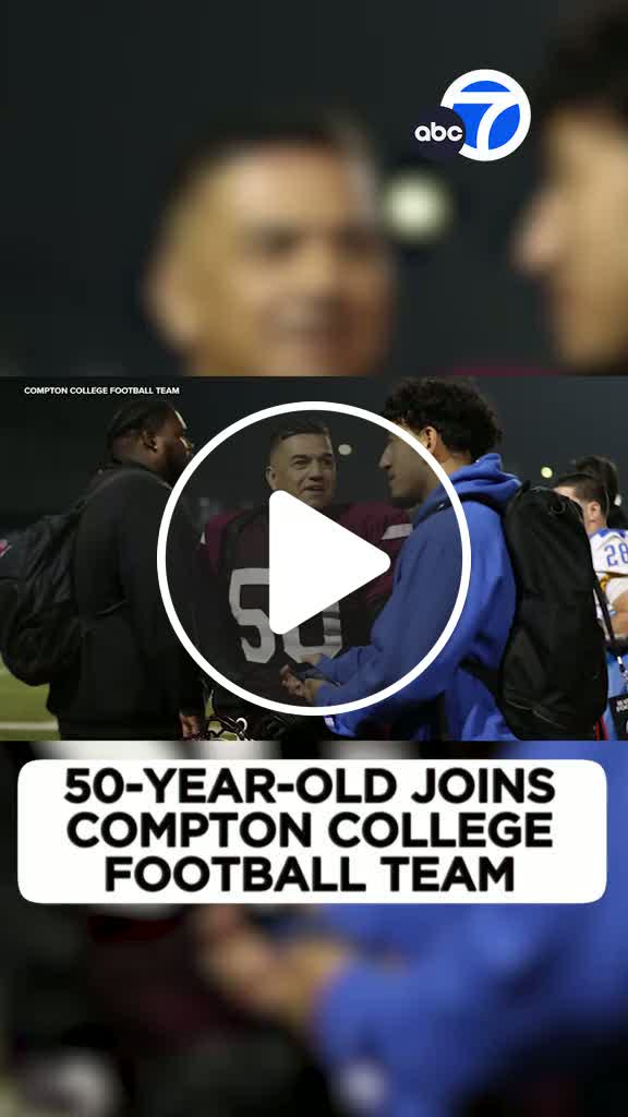 A 50-year-old #football player and student at #Compton #College is ...