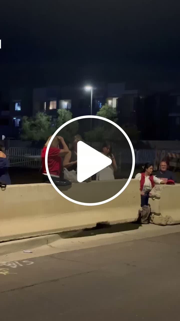 Mourners line up outside State Farm Stadium for Charlie Kirk memorial ...