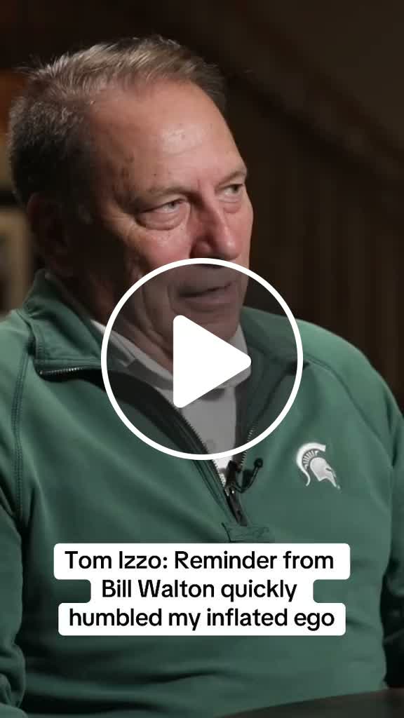 Tom Izzo on the humbling reminder he got from Bill Walton 😅 #basketball ...