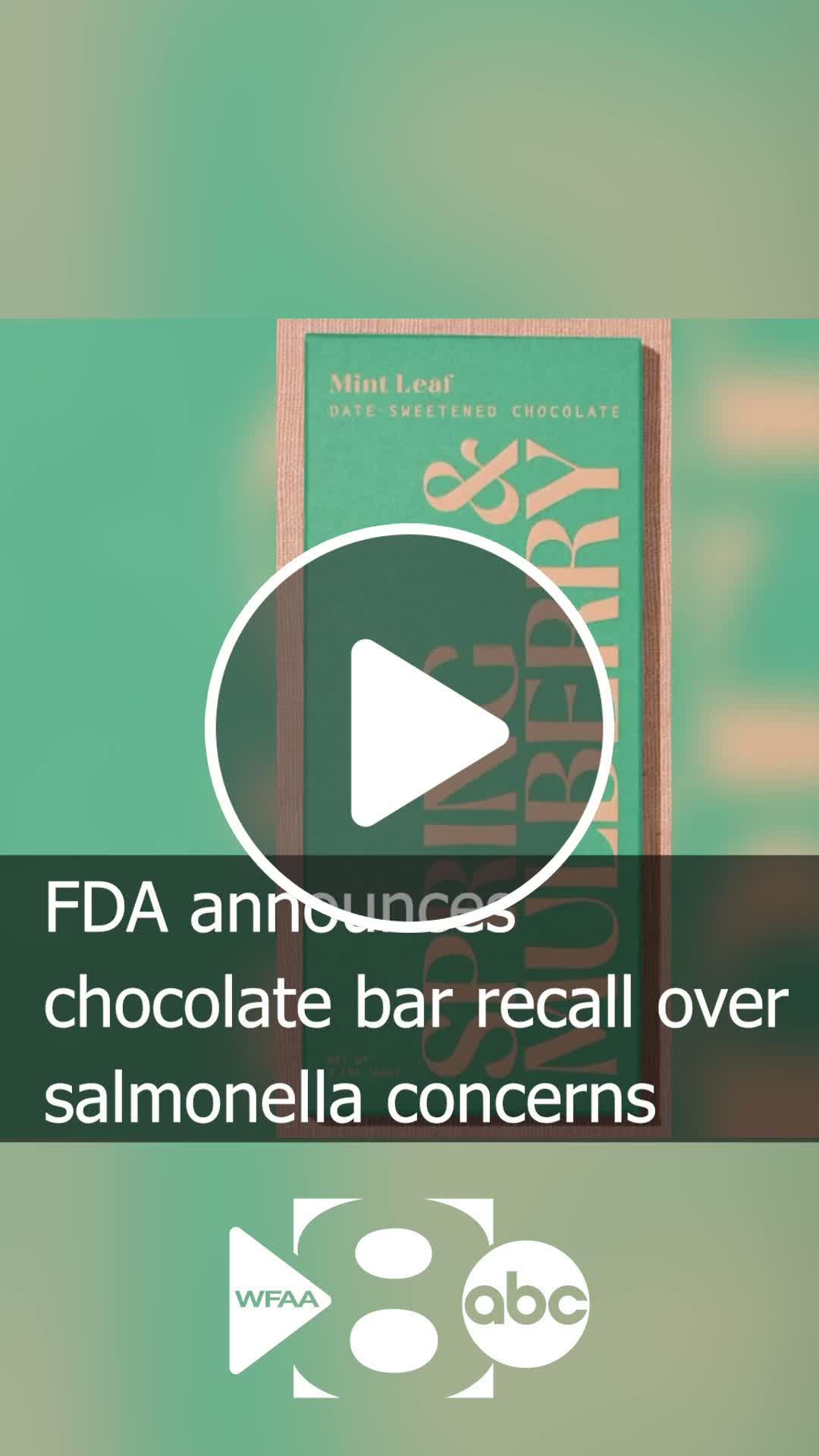 Chocolate bar recall over salmonella concerns - NewsBreak