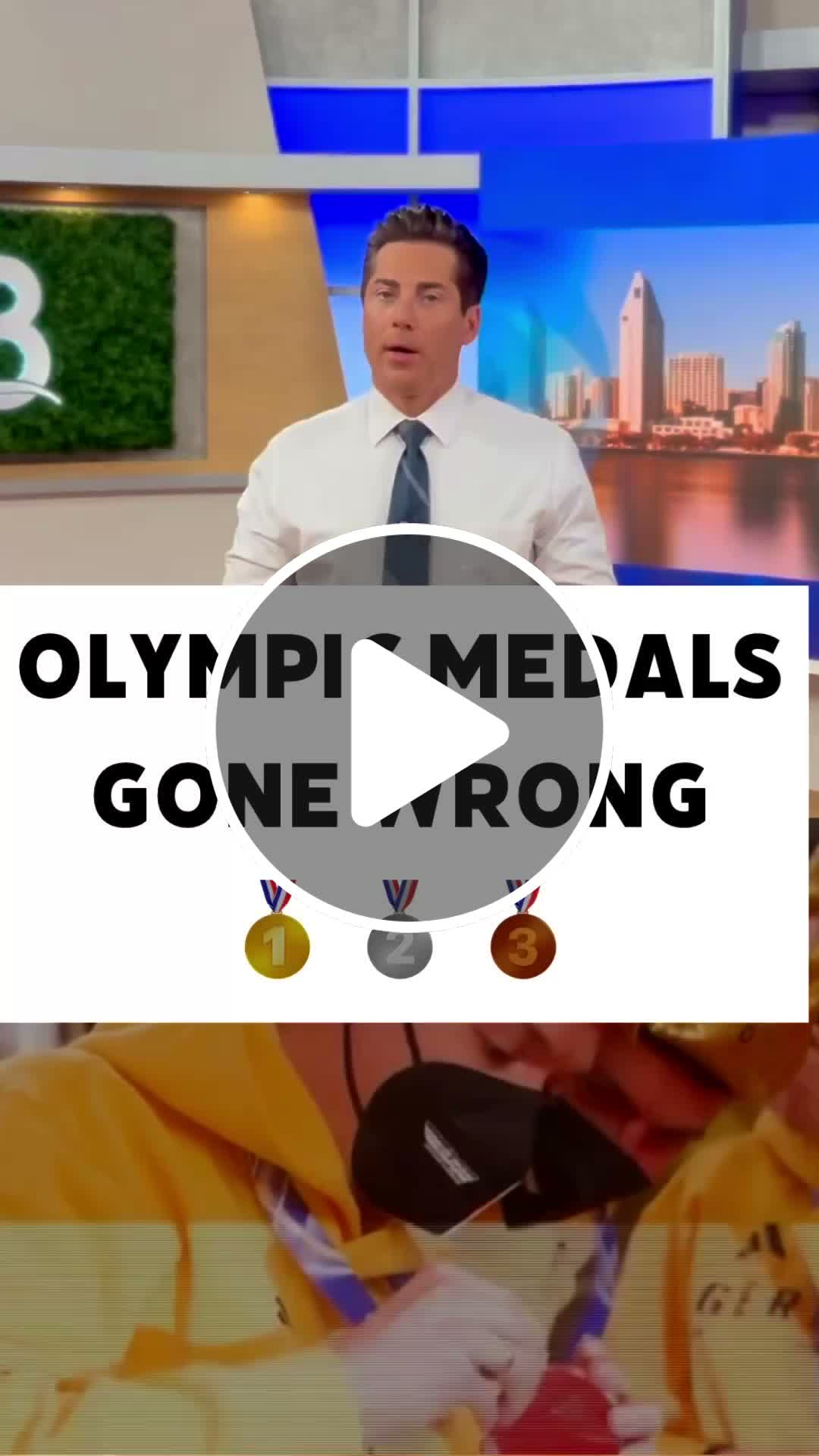 Olympic athletes report that their gold medals are snapping in half and ...