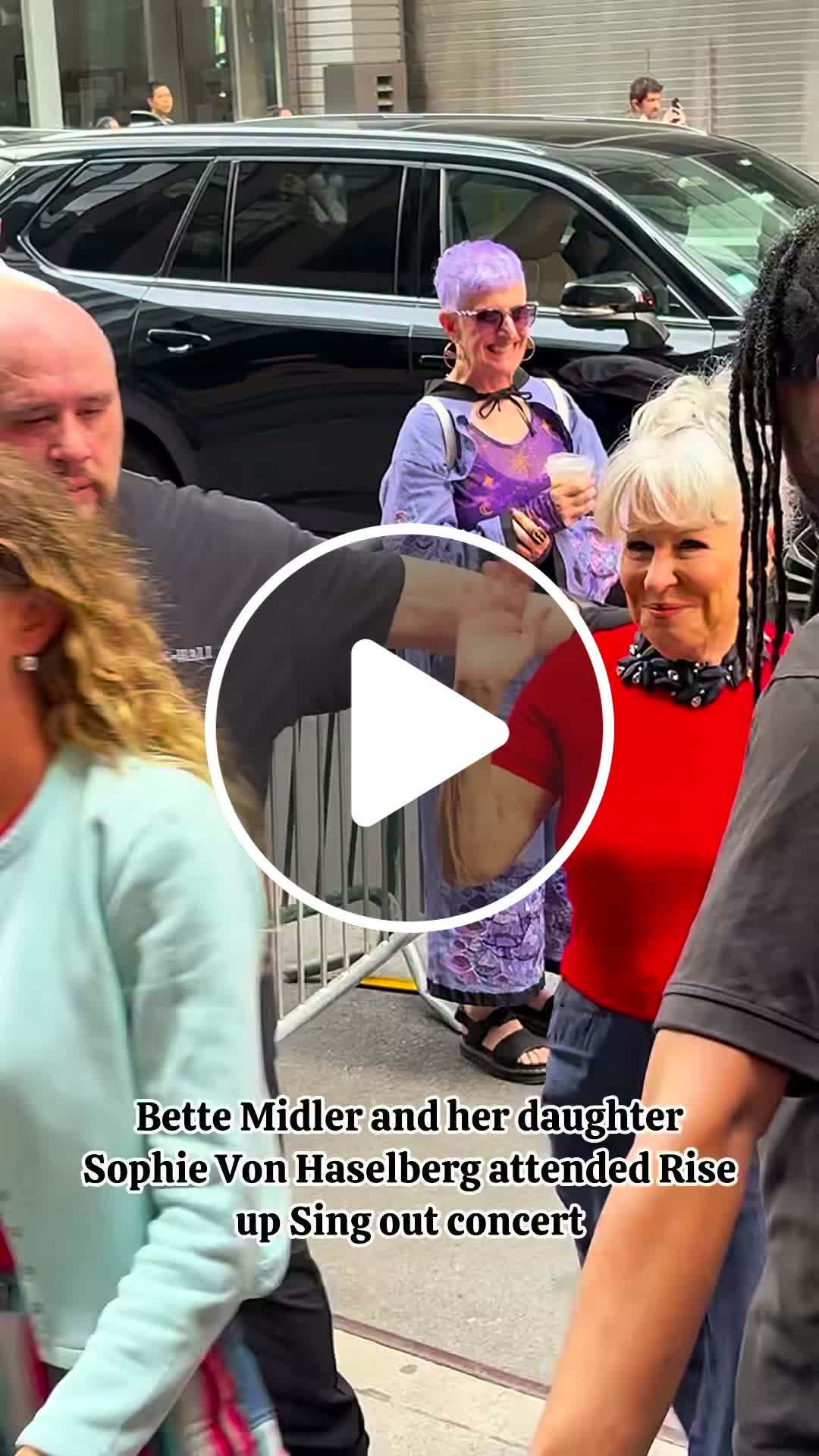 Bette Midler and her daughter attended Rise up sing out concert - NewsBreak