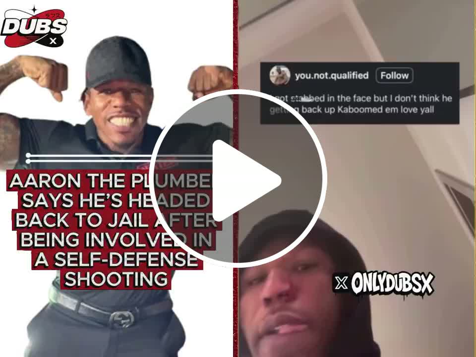 Aaron The Plumber says he’s headed back to jail after being involved in ...