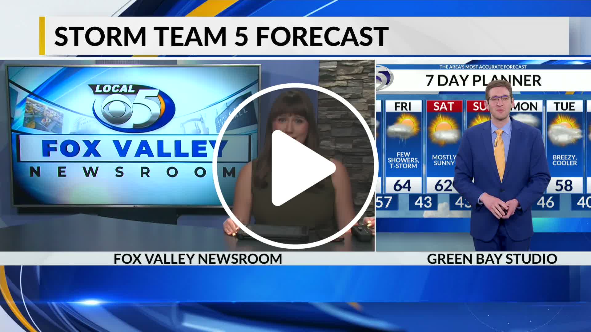 Storm Team 5's Jordan Lamers displays forecasting skills & knowledge in ...