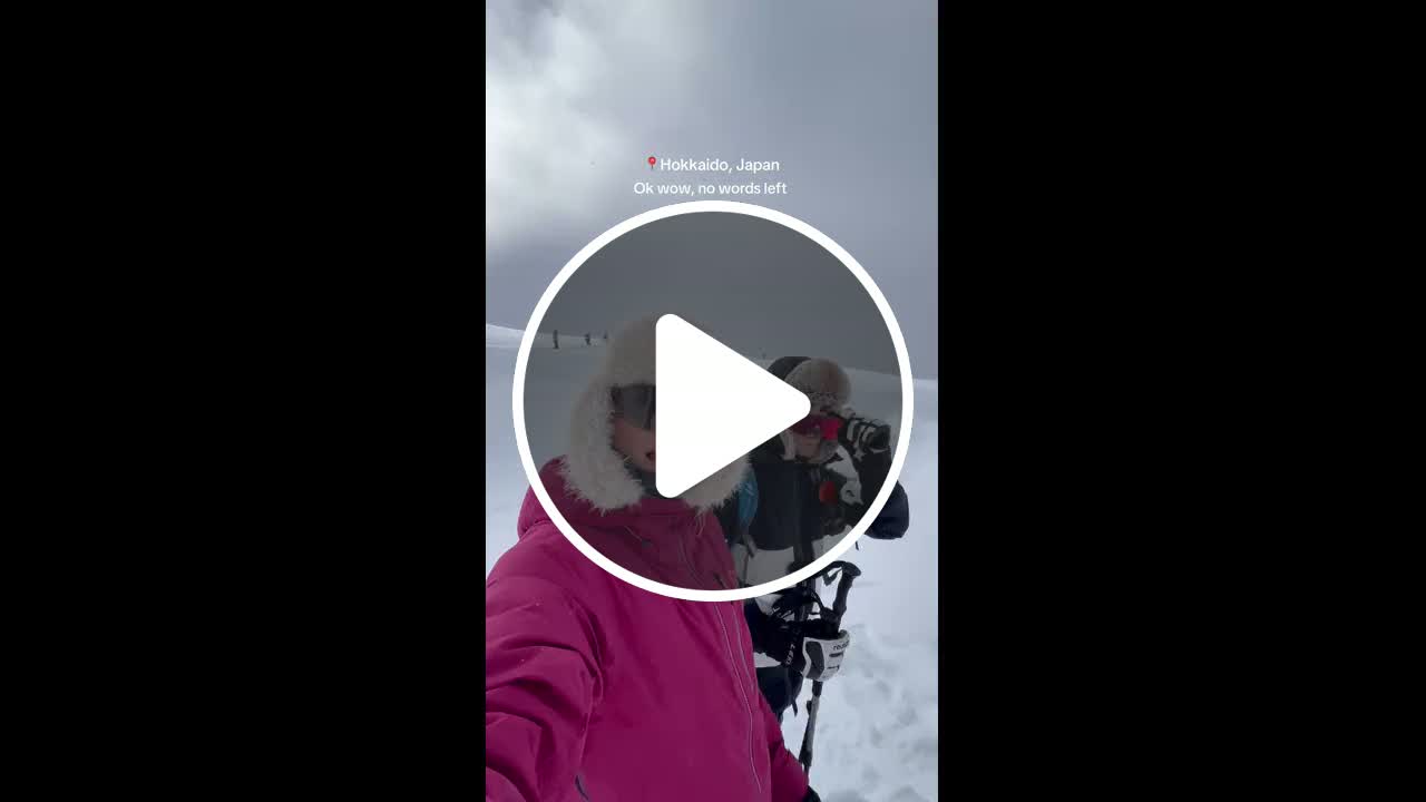 Ski Touring on a Snowy Volcano in Hokkaido Japan - NewsBreak