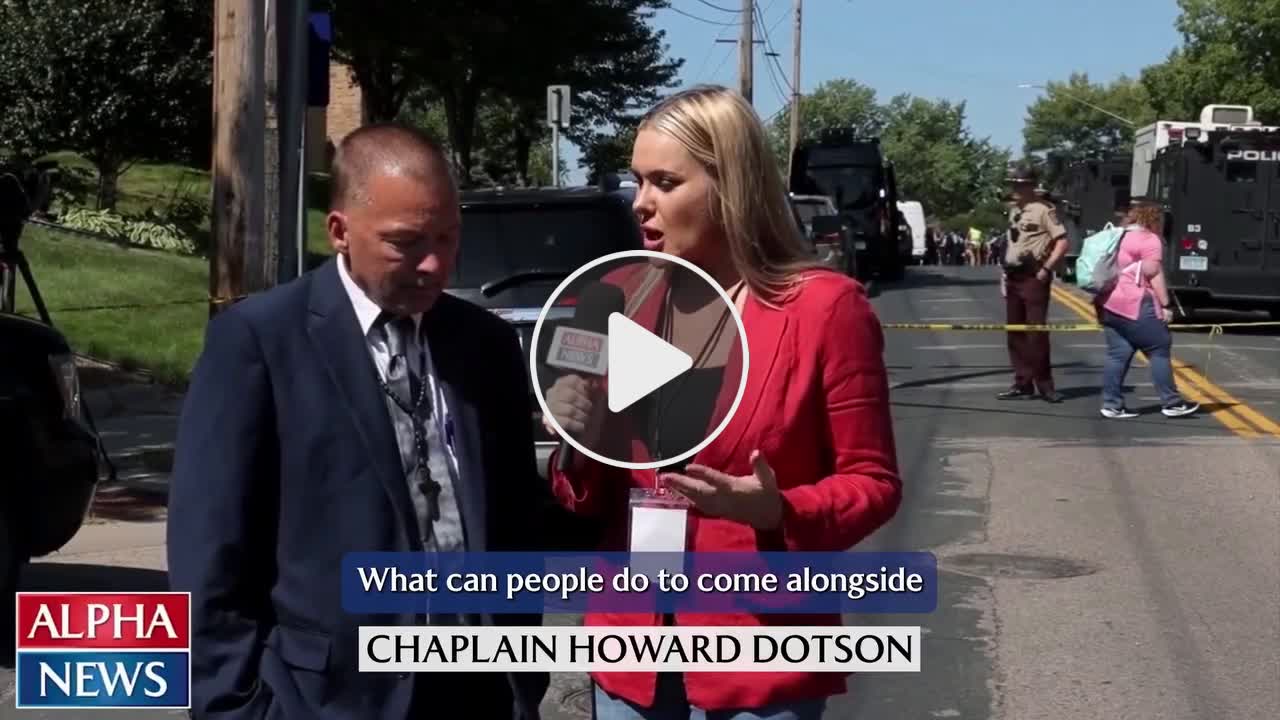 🙏 Chaplain at Scene Affirms Power of Prayer 🙏At Annunciation Catholic ...