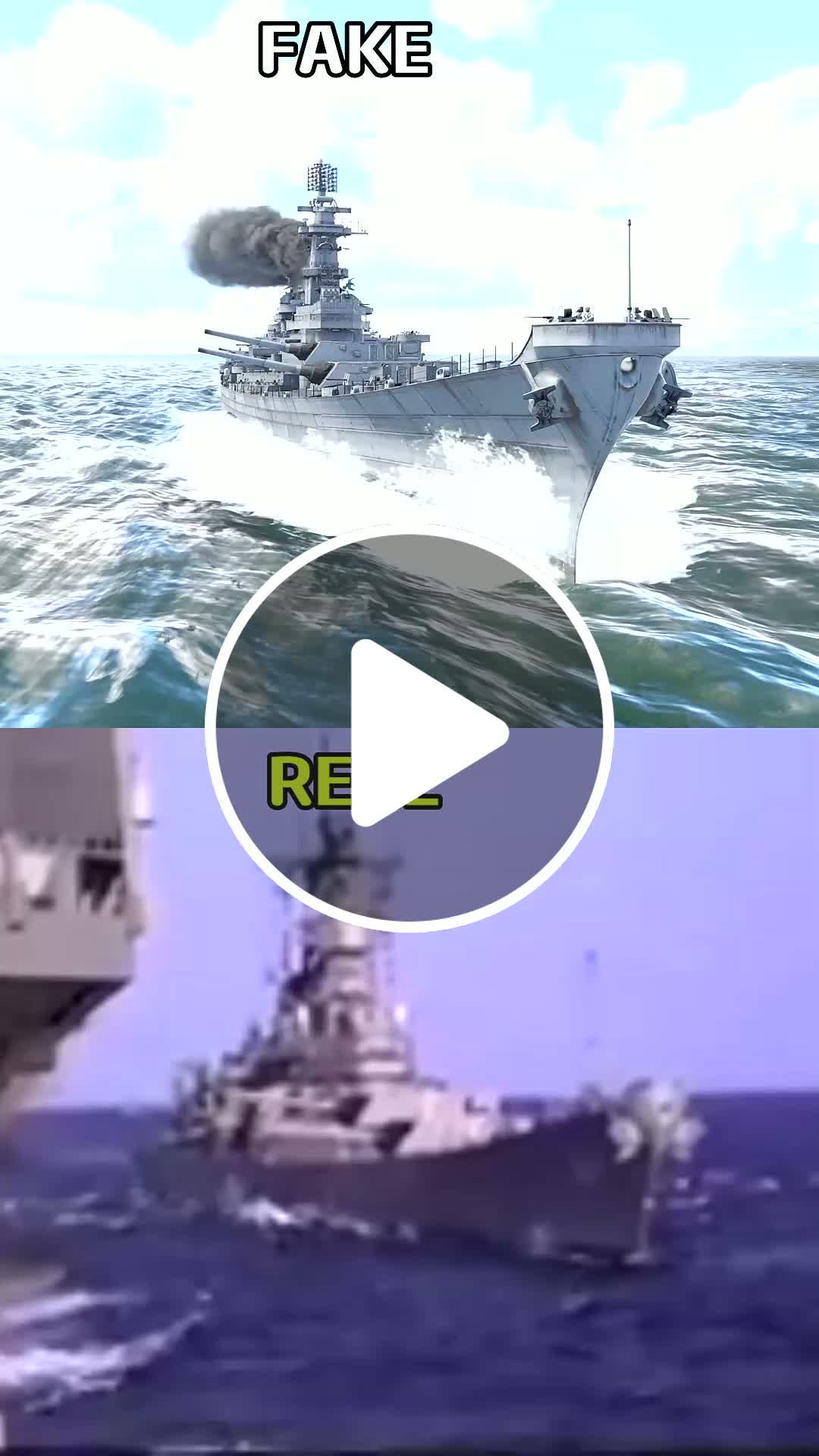 BATTLESHIP USS IOWA FIRING - Real Life vs War Thunder - NewsBreak