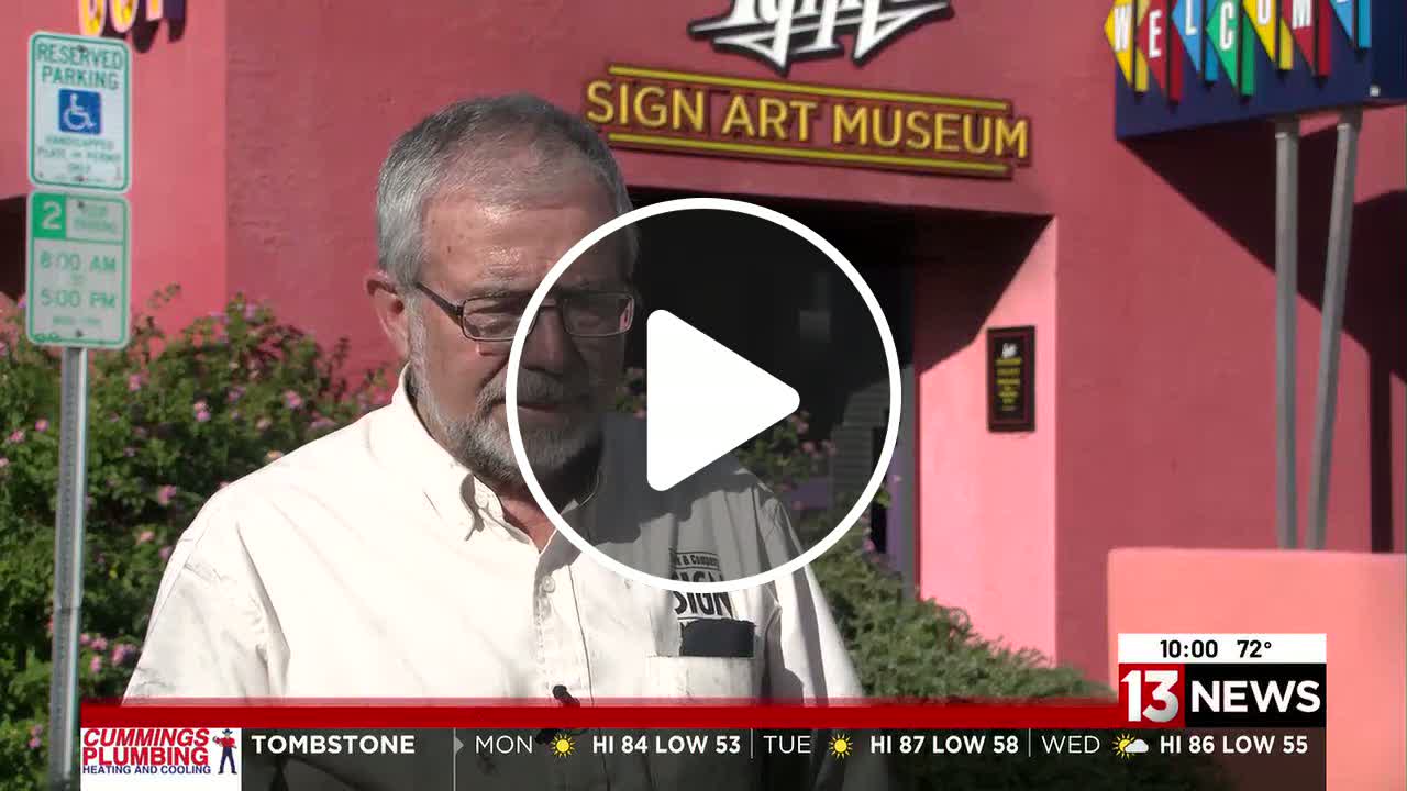 Fire destroys part of historic Ignite Sign Art Museum - NewsBreak