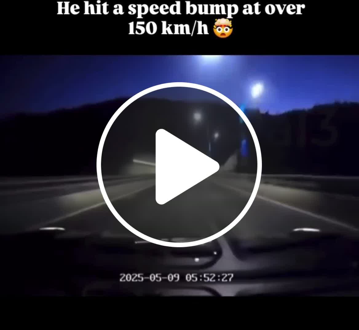 man hits speed bump going 155km/h - NewsBreak