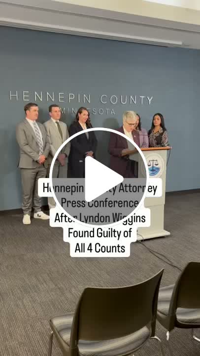 Hennepin County Attorney's Office Reacts to Jury Finding Lyndon Wiggins ...