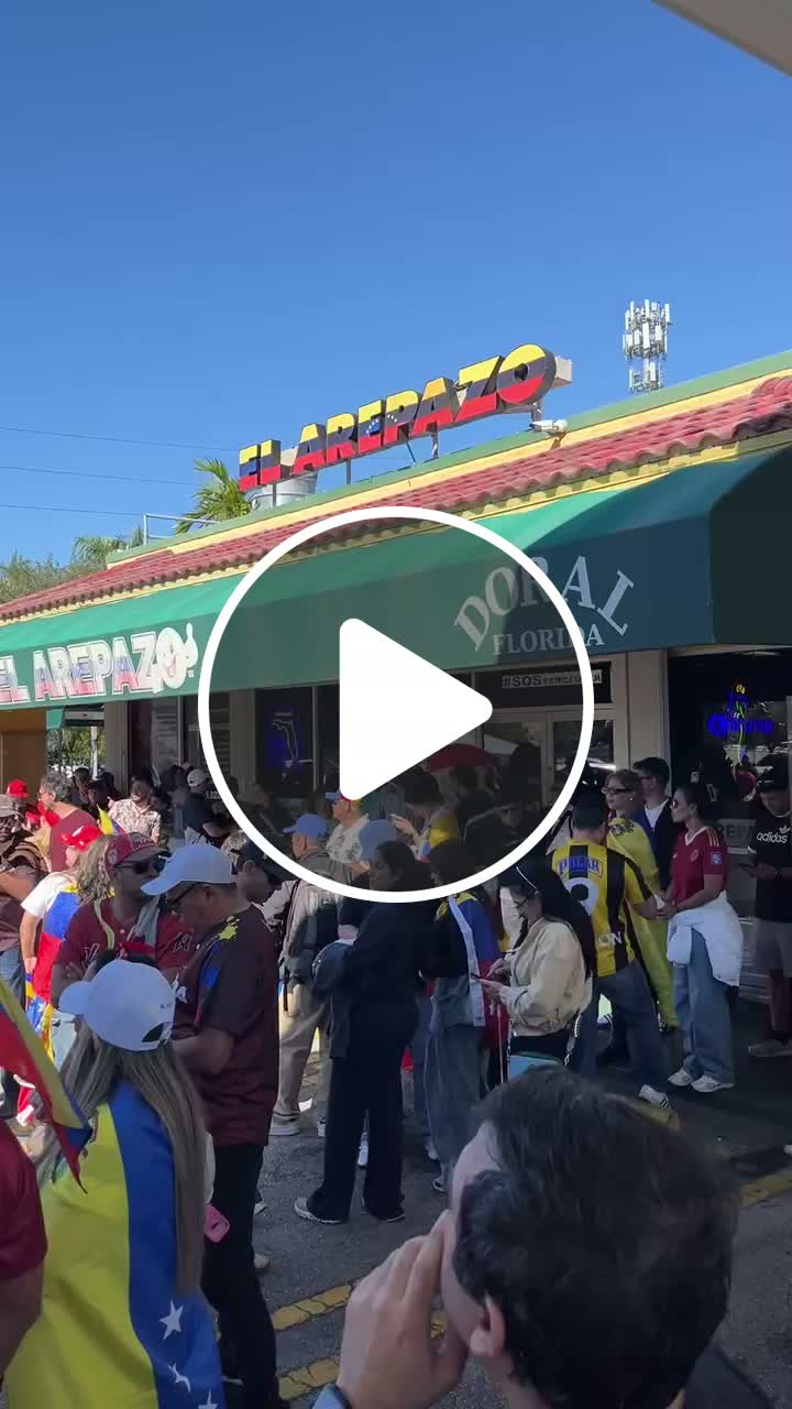 Celebration in Doral, Florida after removal of Venezuelan president ...