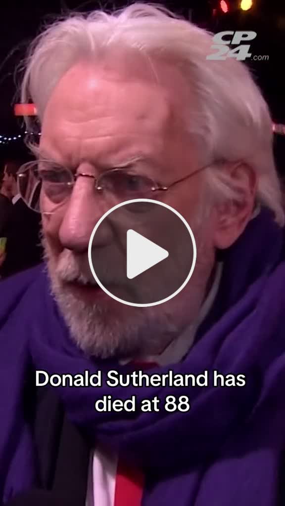 Donald Sutherland has died at 88 Donald Sutherland the prolific film ...