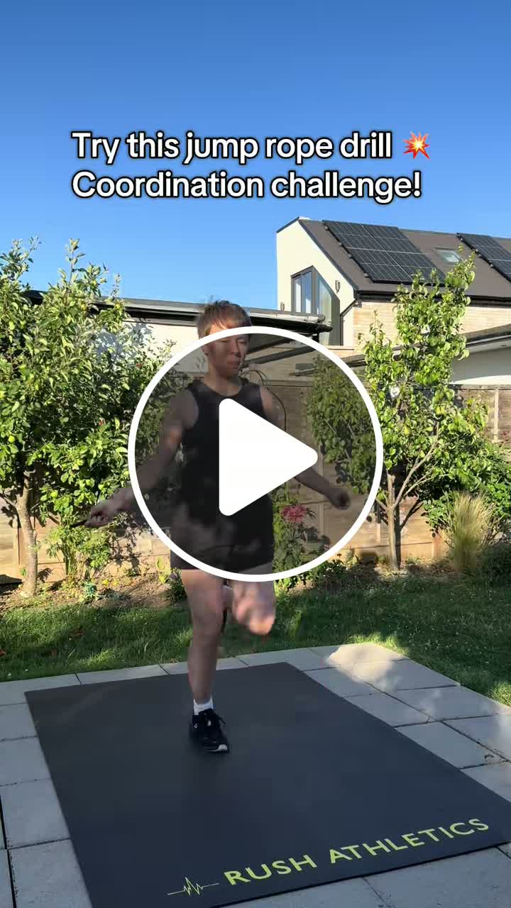 🔥Master this jump rope drill: Running Cross → Arm Wrap → Unwrap to ...
