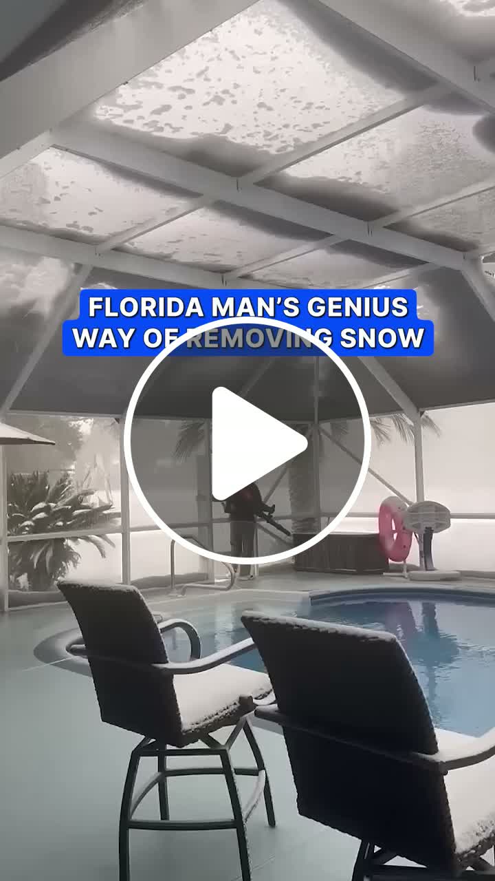 Man s genius snow removal hack - NewsBreak