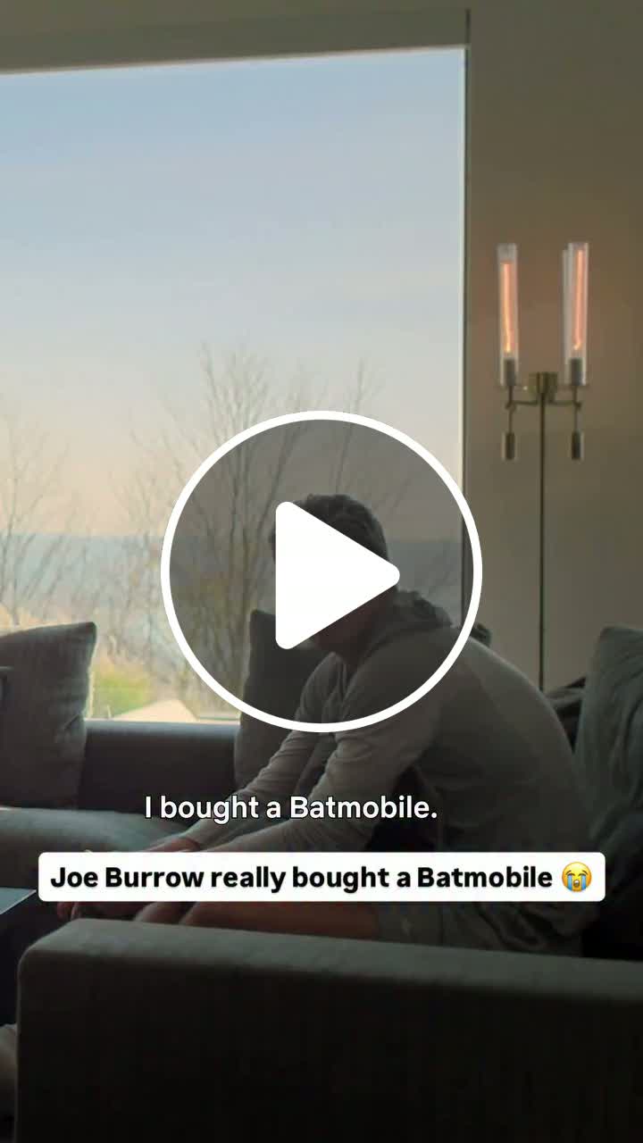 Still can’t believe Joe Burrow bought a Batmobile 😭 Quarterback Season ...