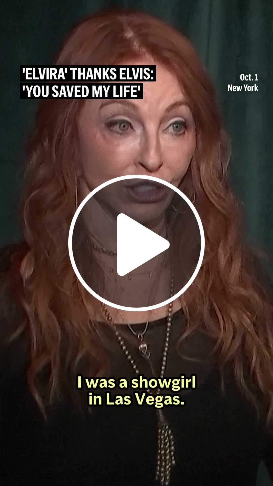 'Elvira' thanks Elvis: 'You saved my life' - NewsBreak