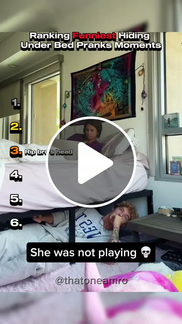 Ranking Funniest Hiding Under Bed Moments #funnyvideo #prank - NewsBreak