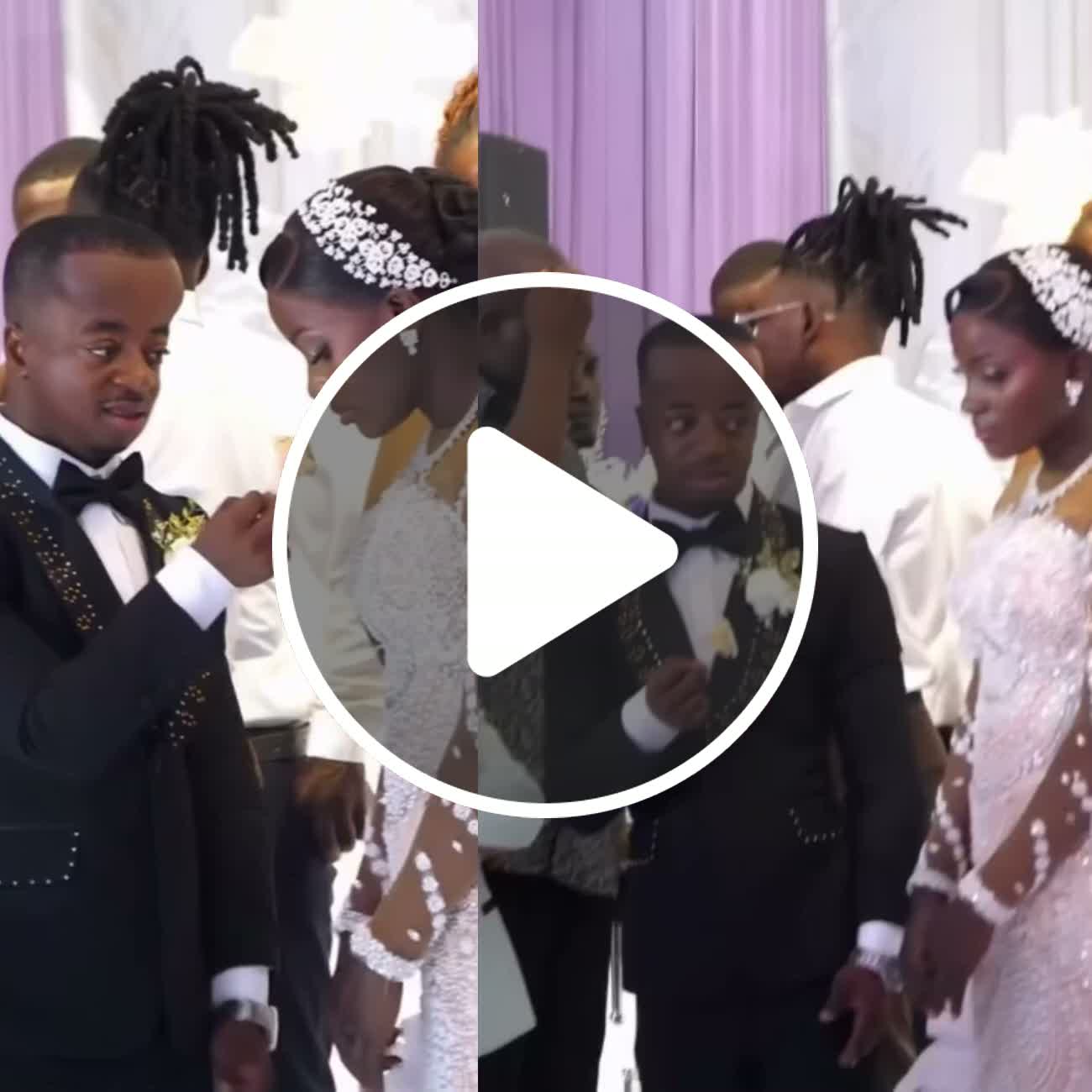 Bride goes viral after seeing her groom for the first time. - NewsBreak