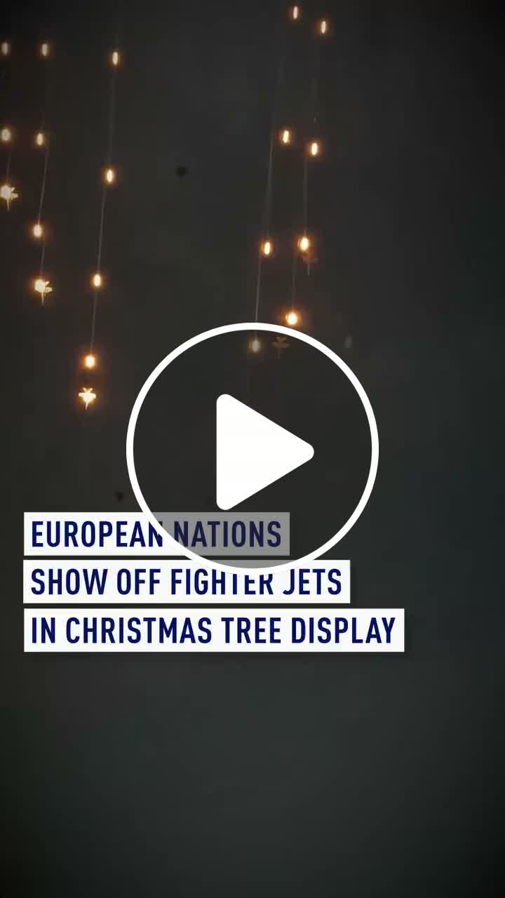 NATO Air Command has shared a Christmas greeting on X showing fighter ...